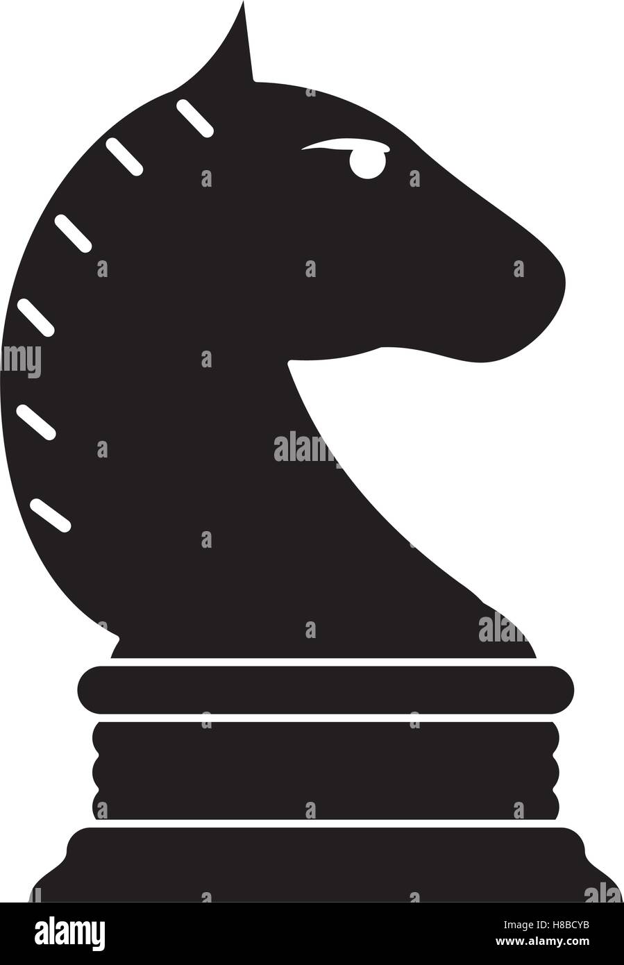 Isolated chess horse design Stock Vector Image & Art - Alamy