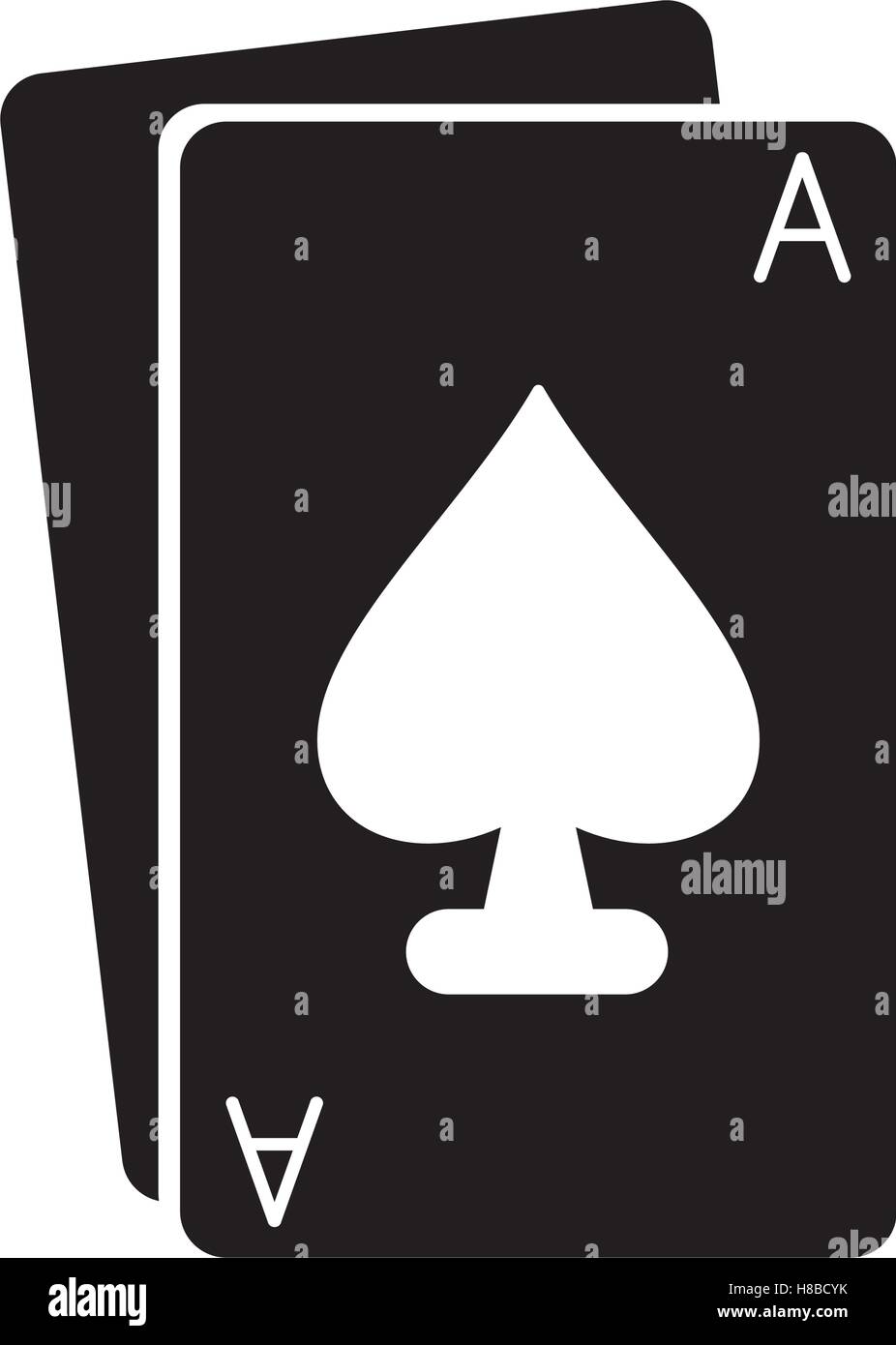 Isolated poker card design Stock Vector Image & Art - Alamy