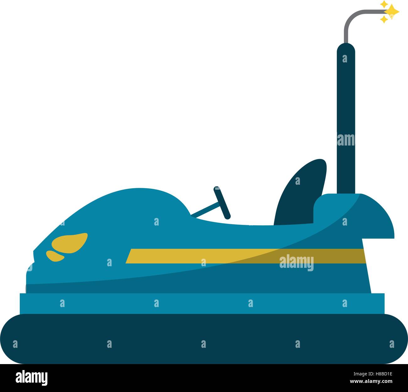 Isolated bumper car design Stock Vector Image & Art - Alamy