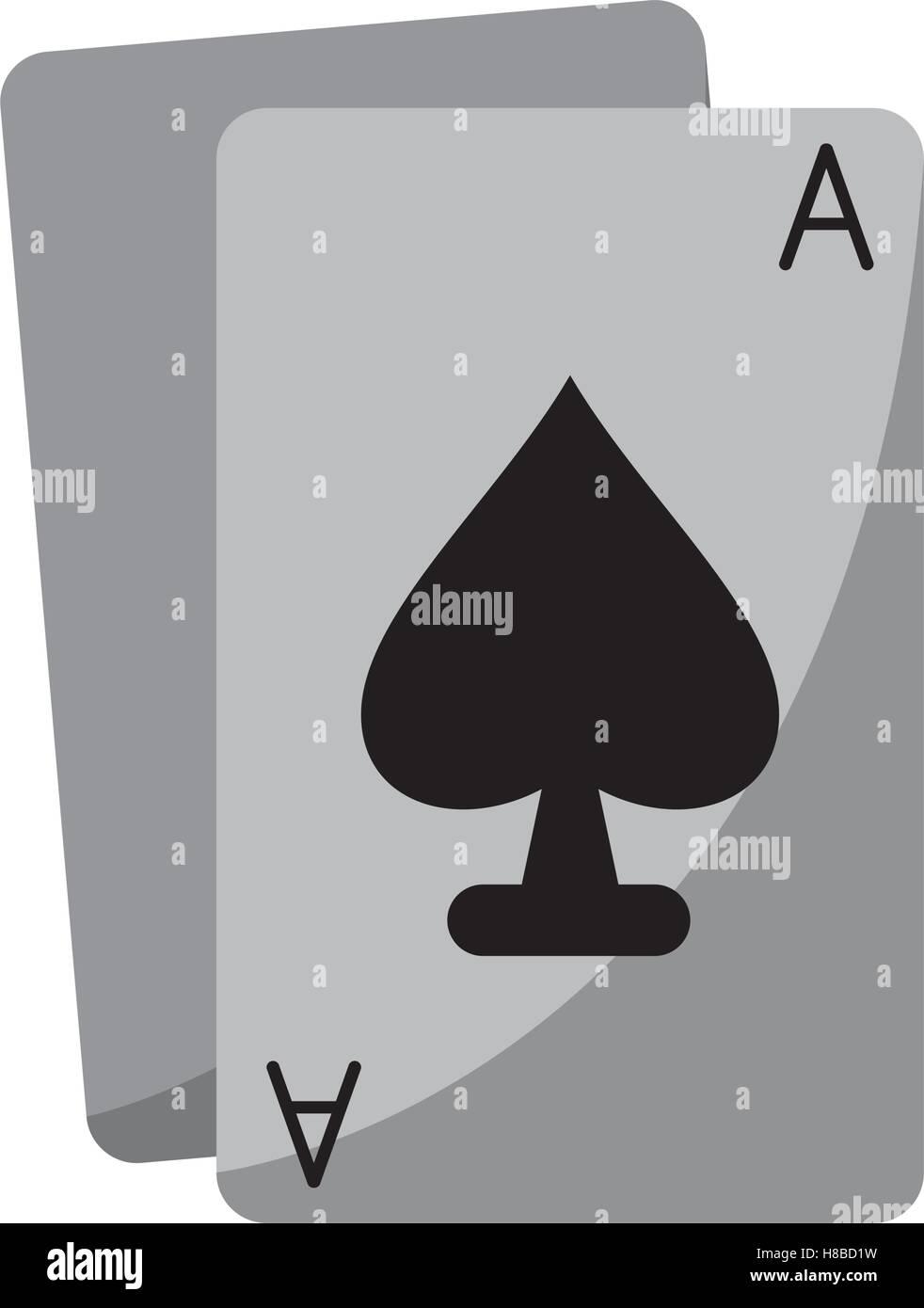 Isolated poker card design Stock Vector Image & Art - Alamy