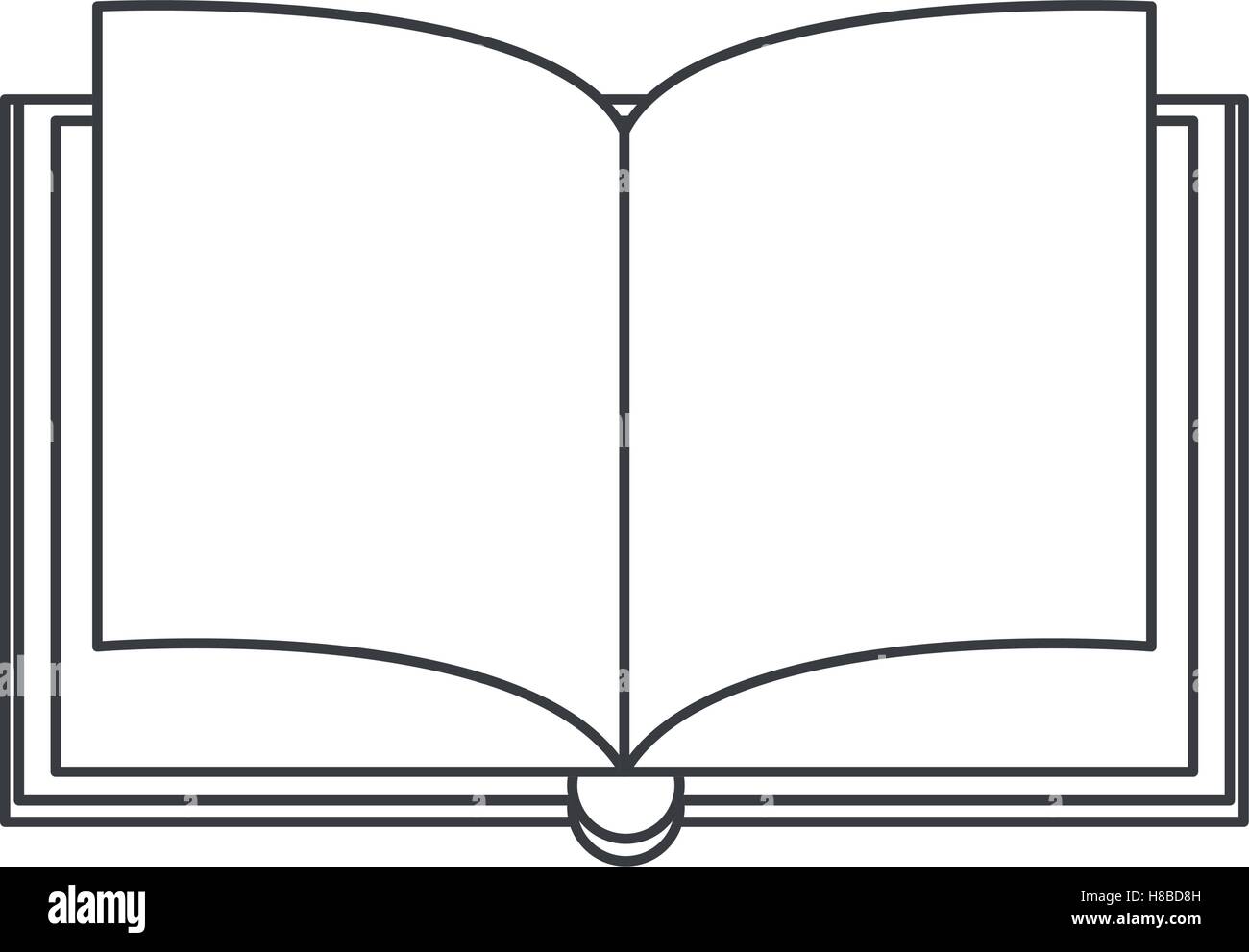 Isolated book object design Stock Vector Image & Art - Alamy