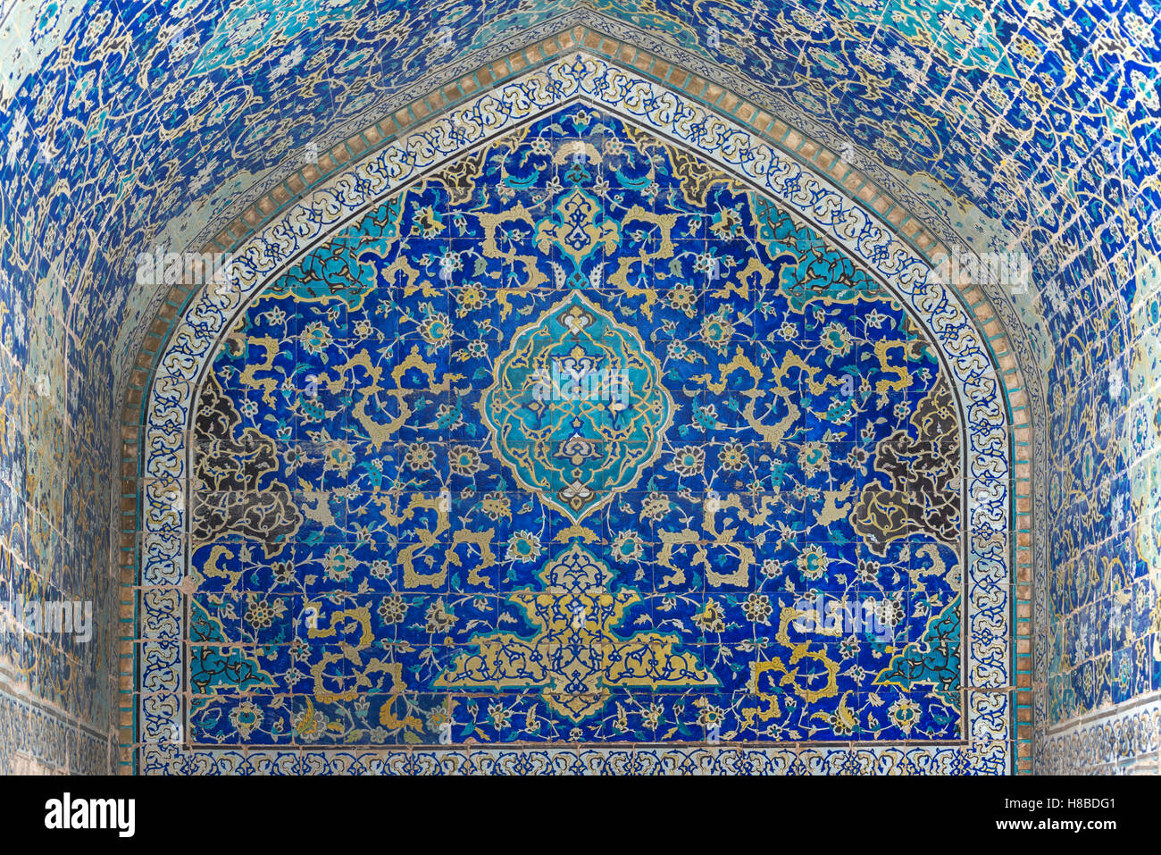 The great Blue Mosque (Imam Mosque ) Isfahan Iran Stock Photo - Alamy