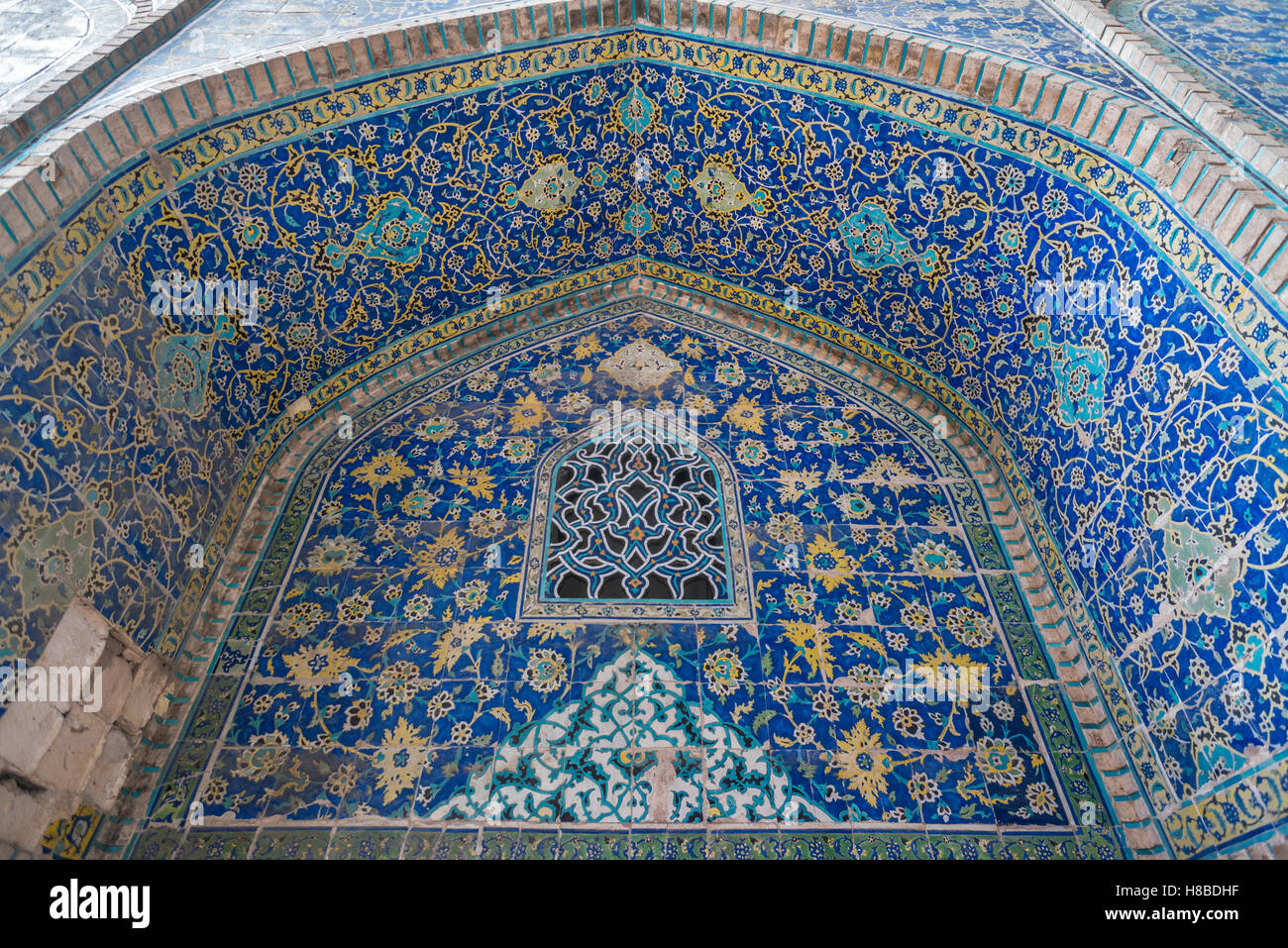 The great Blue Mosque (Imam Mosque ) Isfahan Iran Stock Photo - Alamy