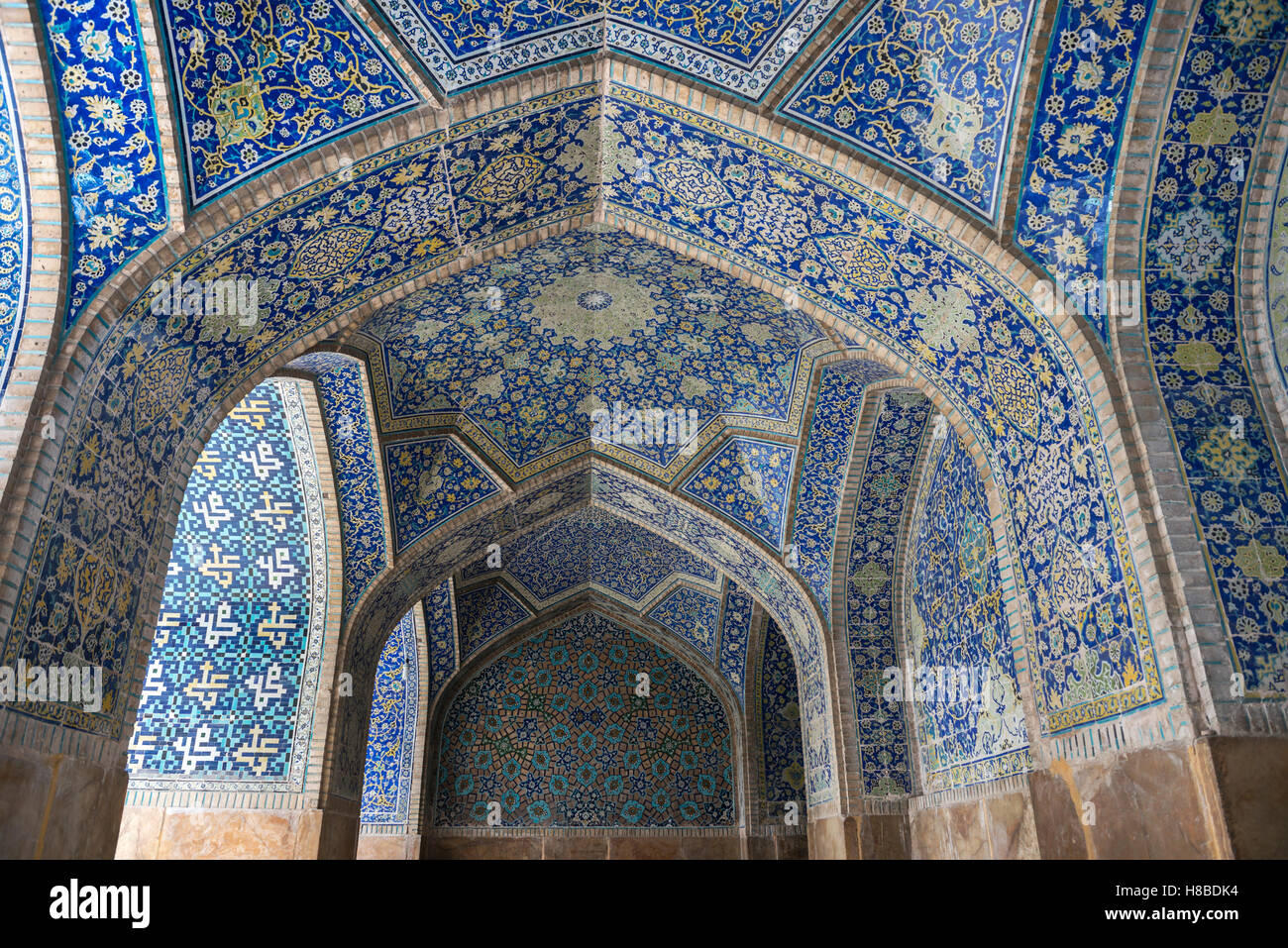 The great Blue Mosque (Imam Mosque ) Isfahan Iran Stock Photo - Alamy