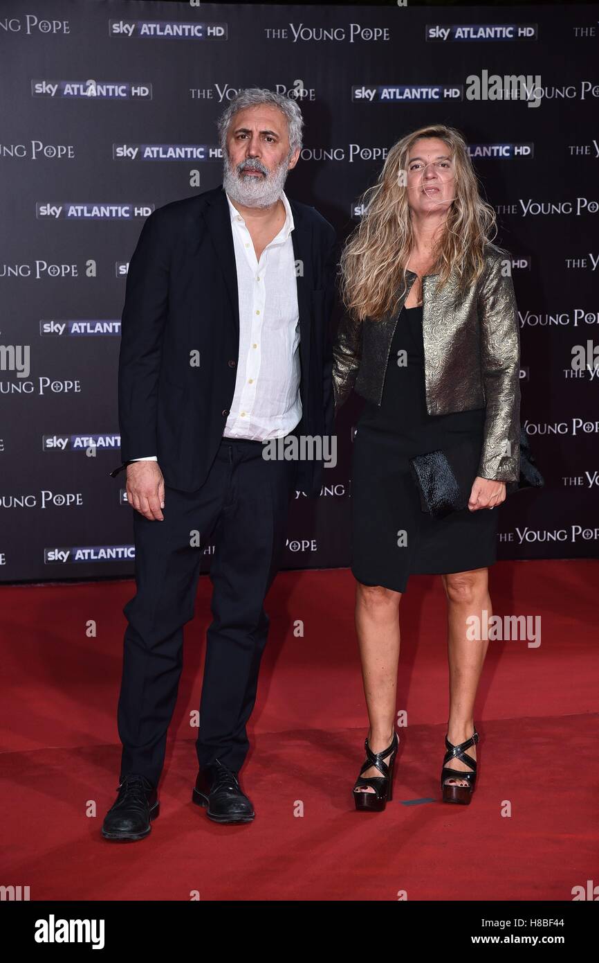 Francesco Piccolo attending a preview screening of 'The Young Pope,' at ...