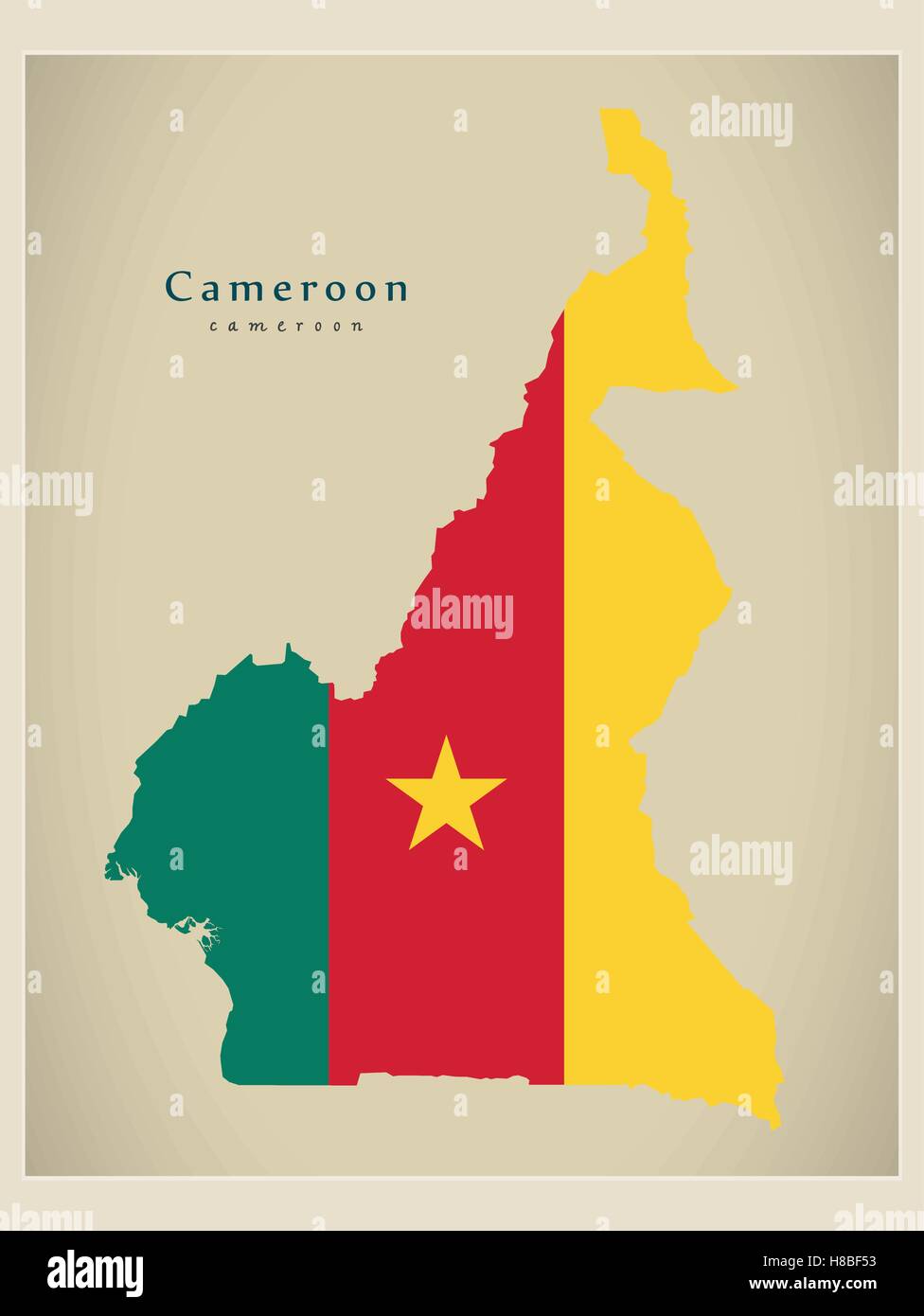 Map cameroon hi-res stock photography and images - Alamy