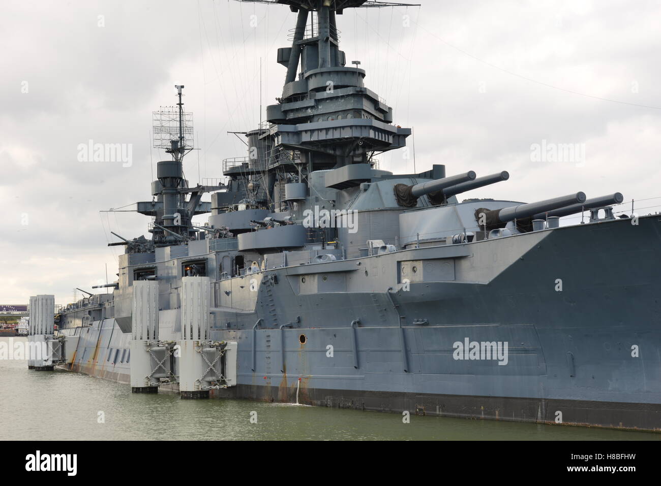 The Battleship Texas in Houston, Texas. The last World War One ...