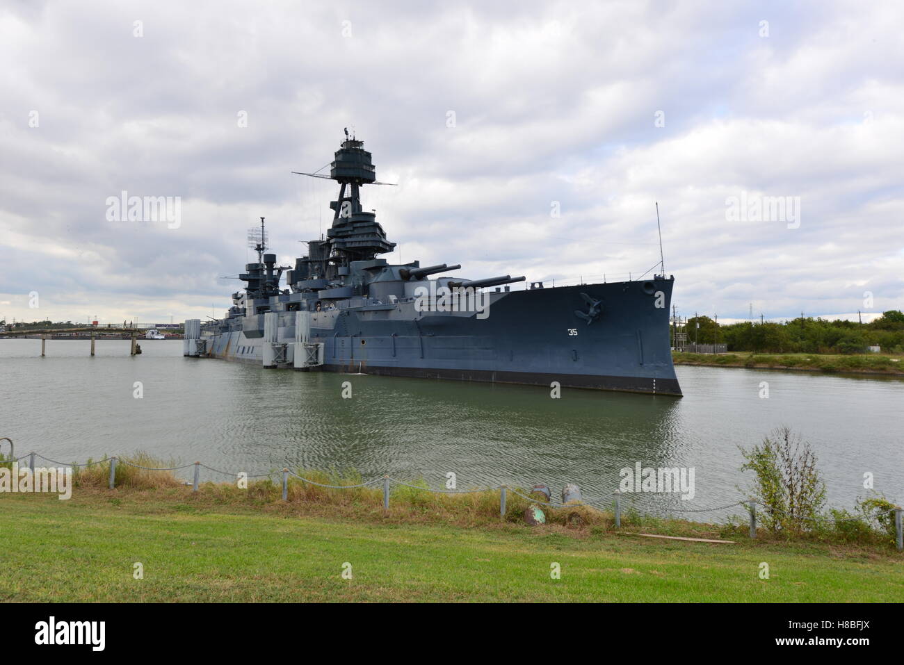 The Battleship Texas in Houston, Texas. The last World War One ...