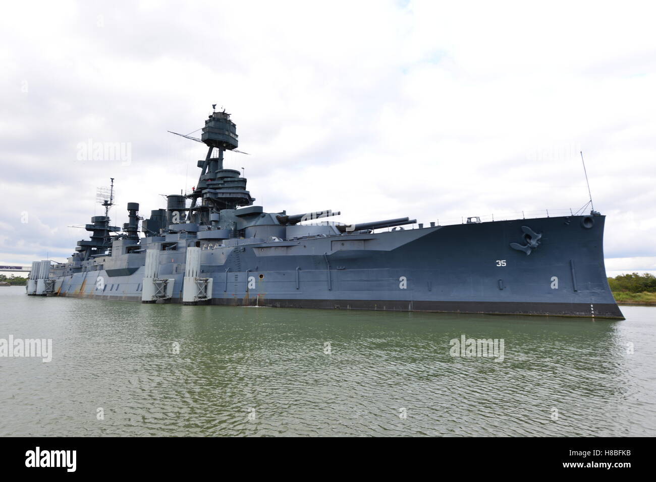The Battleship Texas in Houston, Texas. The last World War One ...