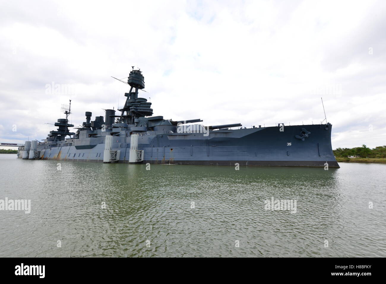 The Battleship Texas in Houston, Texas. The last World War One ...