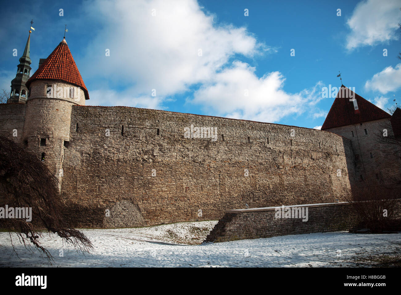 picturesque and very beautiful photos of Tallinn Stock Photo - Alamy