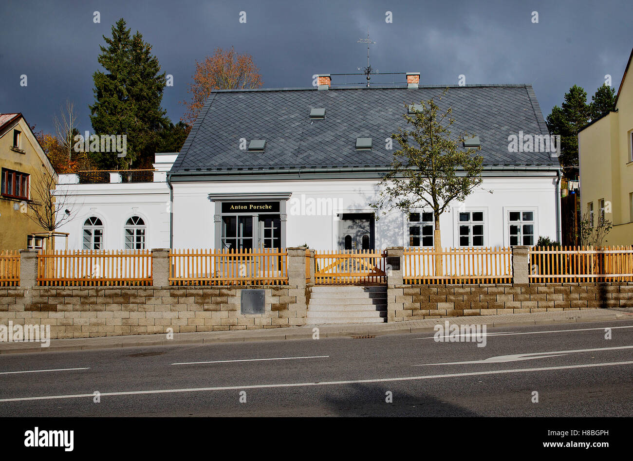 Birthplace of Ferdinand Posche, house, reconstruction, museum Stock ...