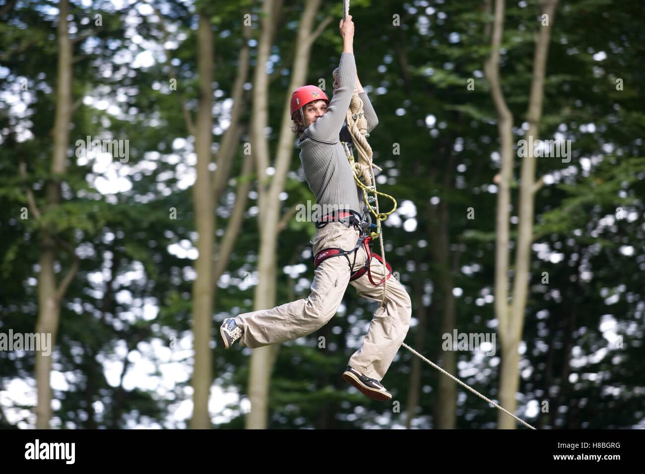 High ropes hi-res stock photography and images - Alamy