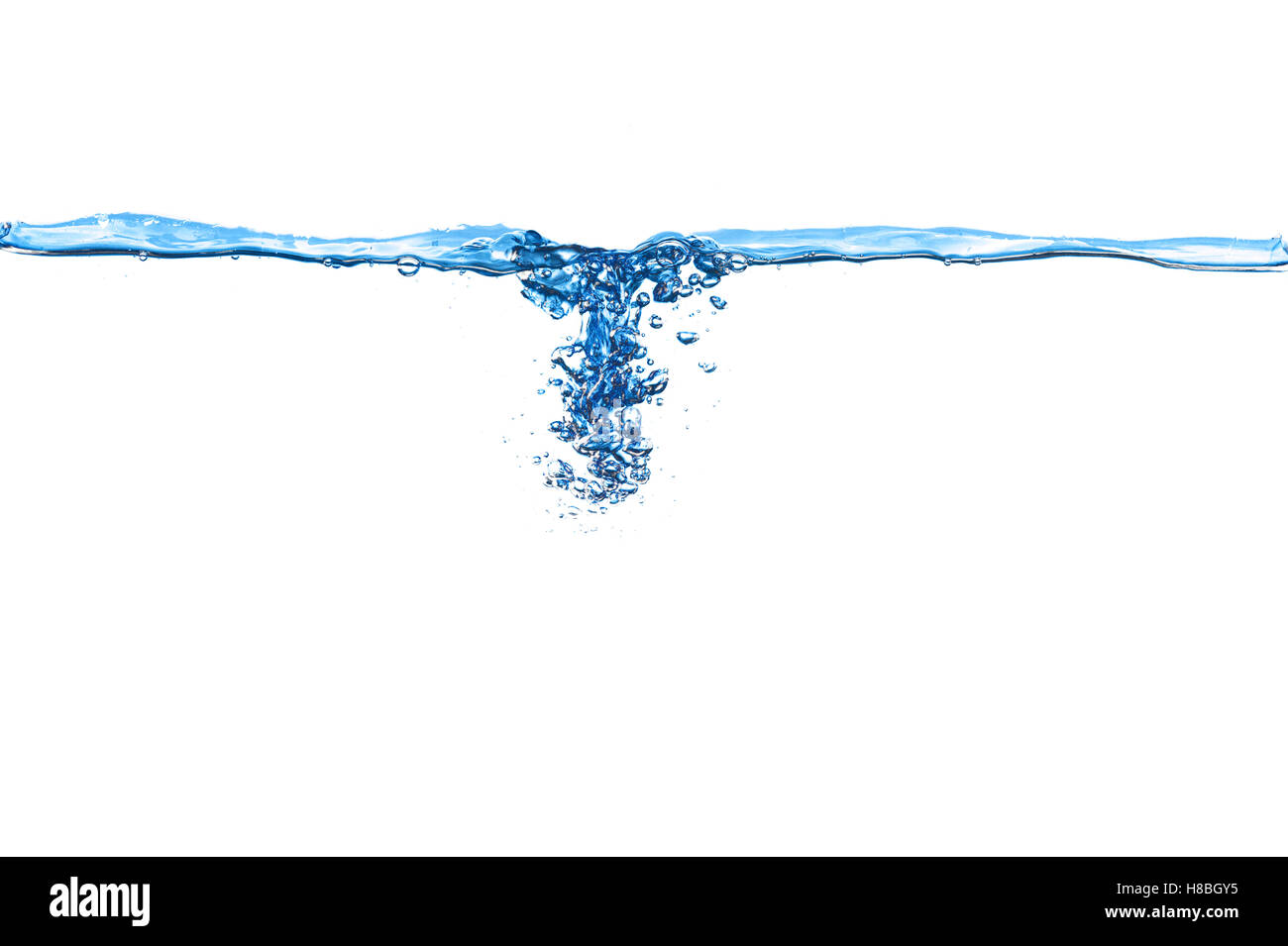 Isolated shot of water splashing Stock Photo - Alamy