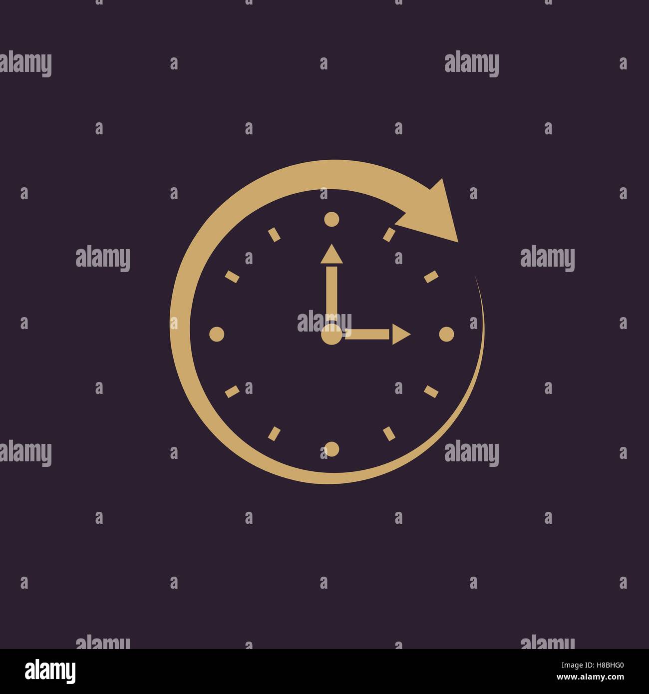 Time, clock icon. Time and watch, timer, clock symbol. UI. Web. Logo ...