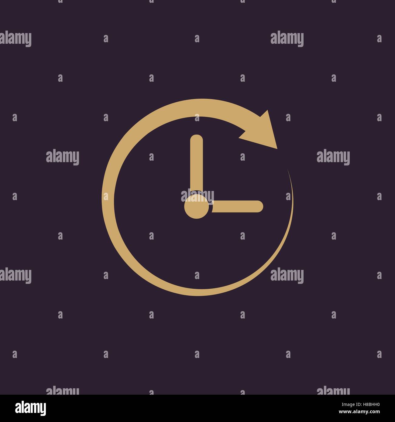 Time, clock icon. Time and watch, timer, clock symbol. UI. Web. Logo ...
