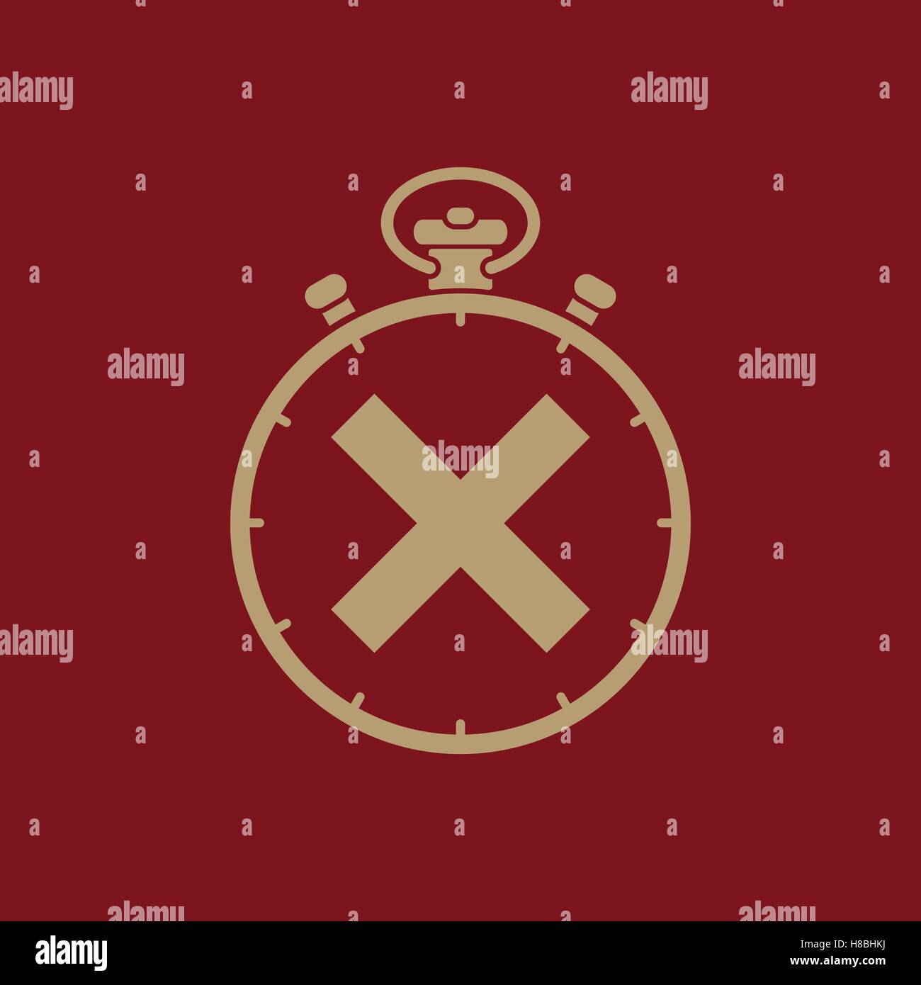 The stopwatch icon. Clock and watch, timer, countdown, stopwatch symbol ...