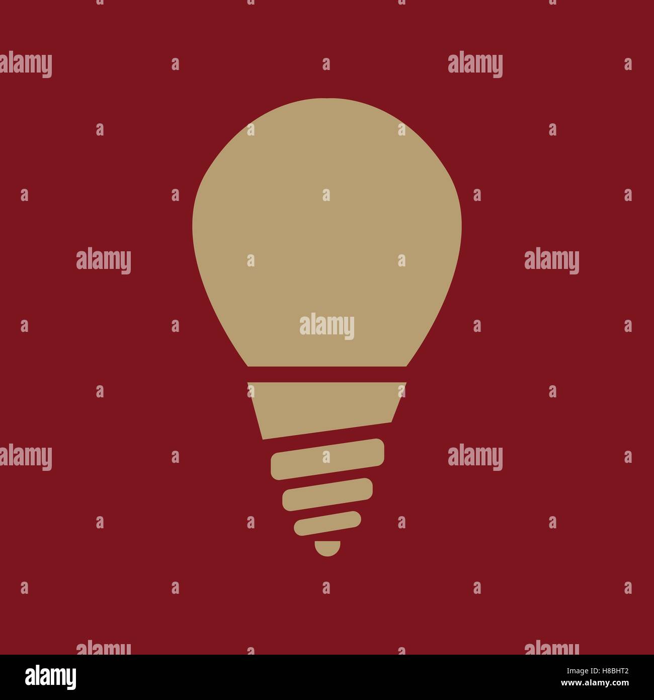 The incandescent lamp icon. Lamp and bulb, lightbulb, filament lamp ...