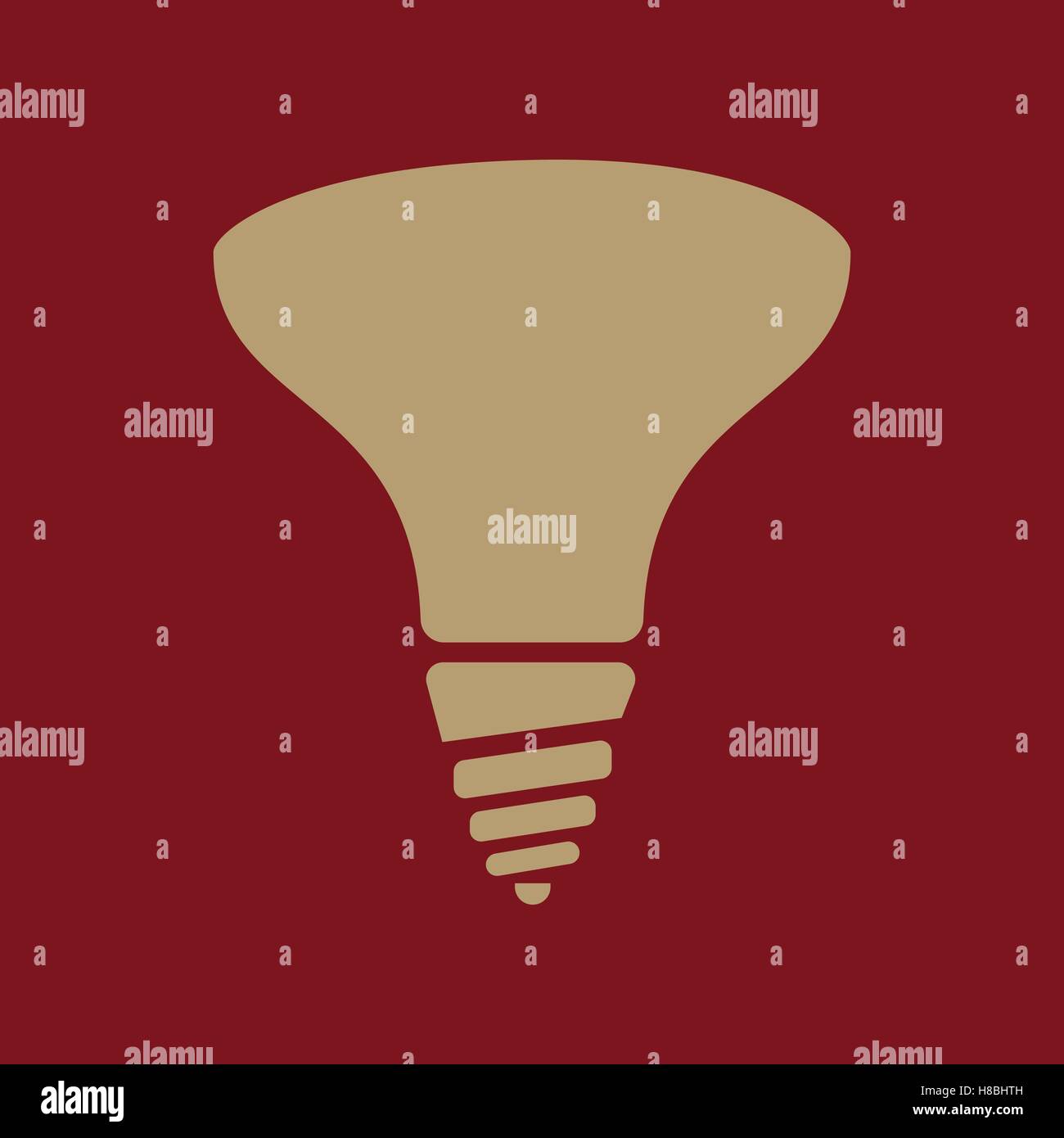 The halogen bulb icon. Lamp and bulb, lightbulb symbol.UI. Web. Logo ...