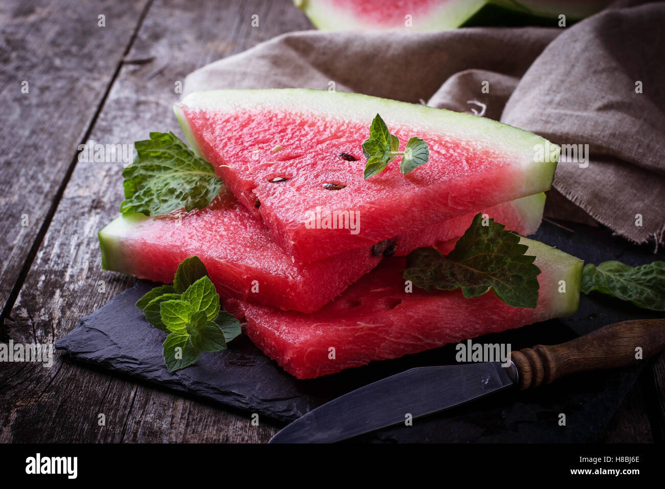 Watermelon mint water hi-res stock photography and images - Alamy