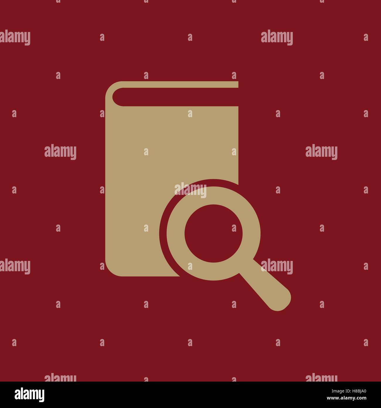 Book search icon. vector design. Library, search symbol. web. graphic ...