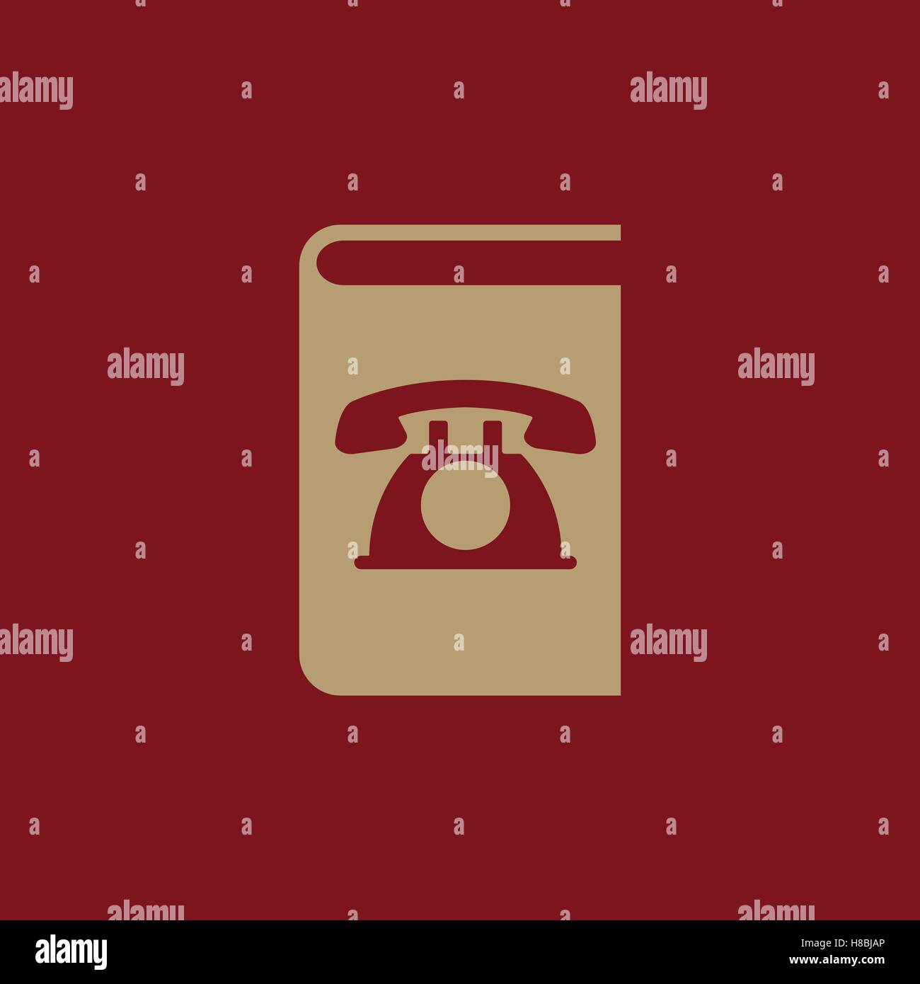 Phonebook icon. vector design. Telephone book, Phonebook symbol. web ...