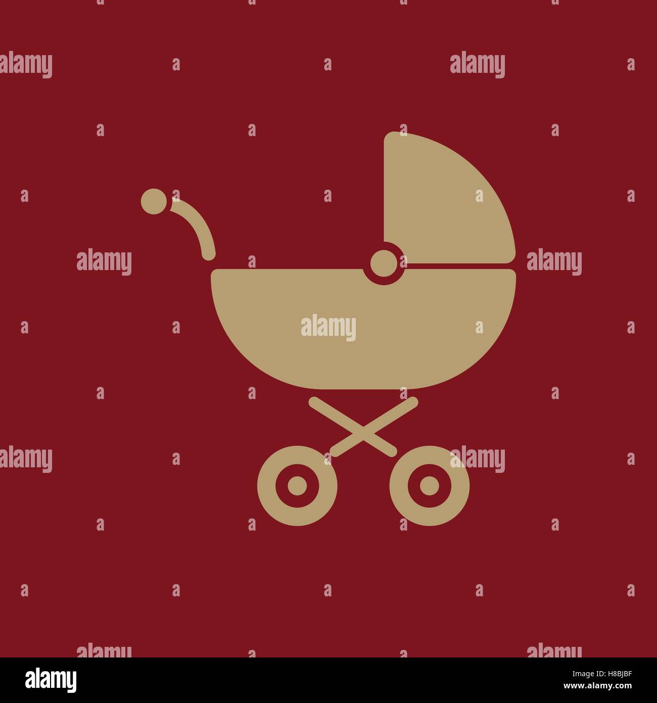 Baby stroller icon image Stock Vector Images - Alamy