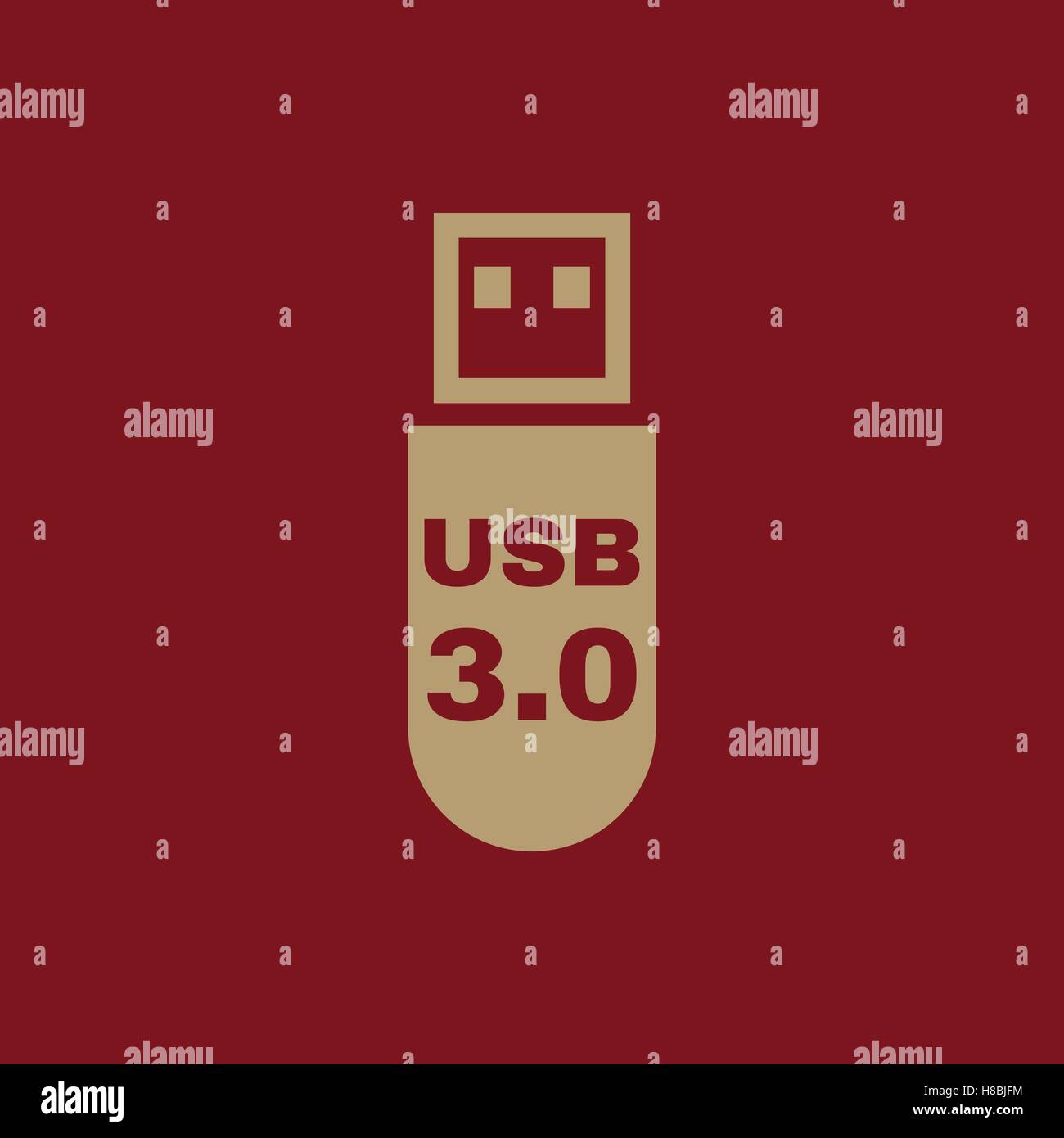 The usb icon. Transfer and connection, data, usb symbol. UI. Web. Logo ...
