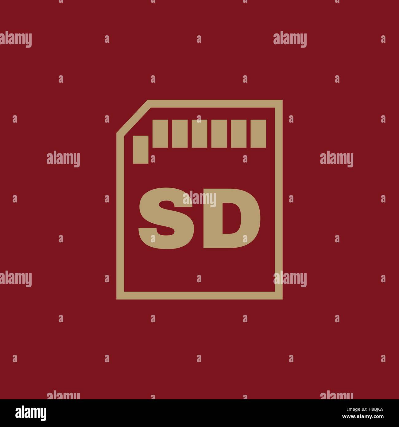 Sd card port Stock Vector Images - Alamy