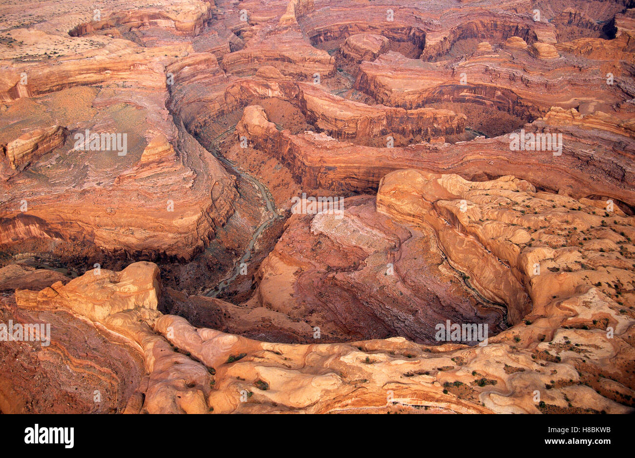 Aerial view of Antelope Canyon, Page, Arizona Stock Photo - Alamy
