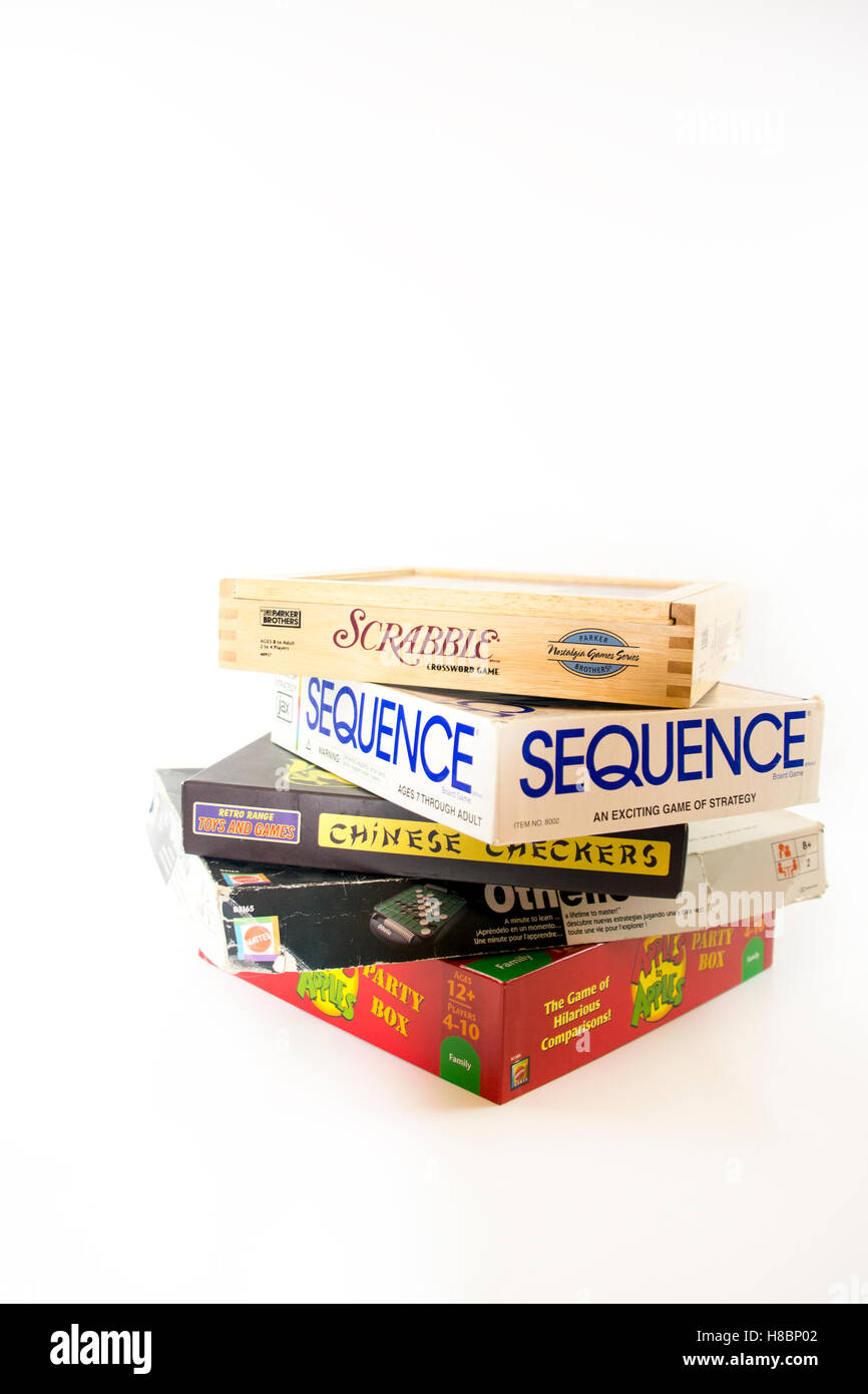 Board games boxes hi-res stock photography and images - Alamy