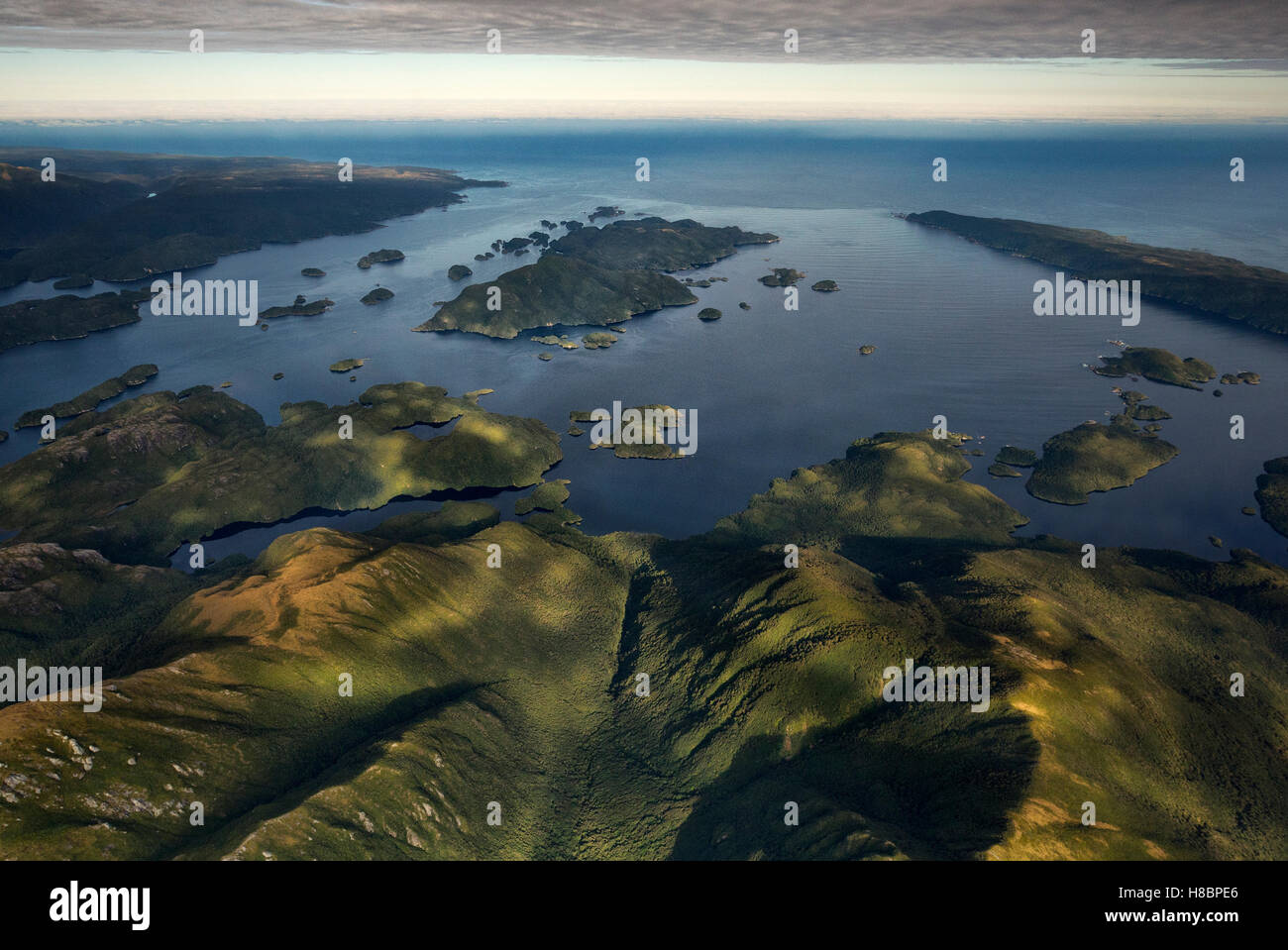 Anchor Island and Dusky Sound, New Zealand Stock Photo - Alamy