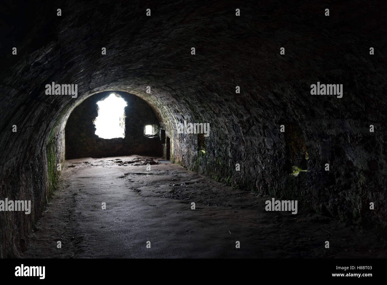 Dunnottar Castle Whig's Vault Stock Photo - Alamy