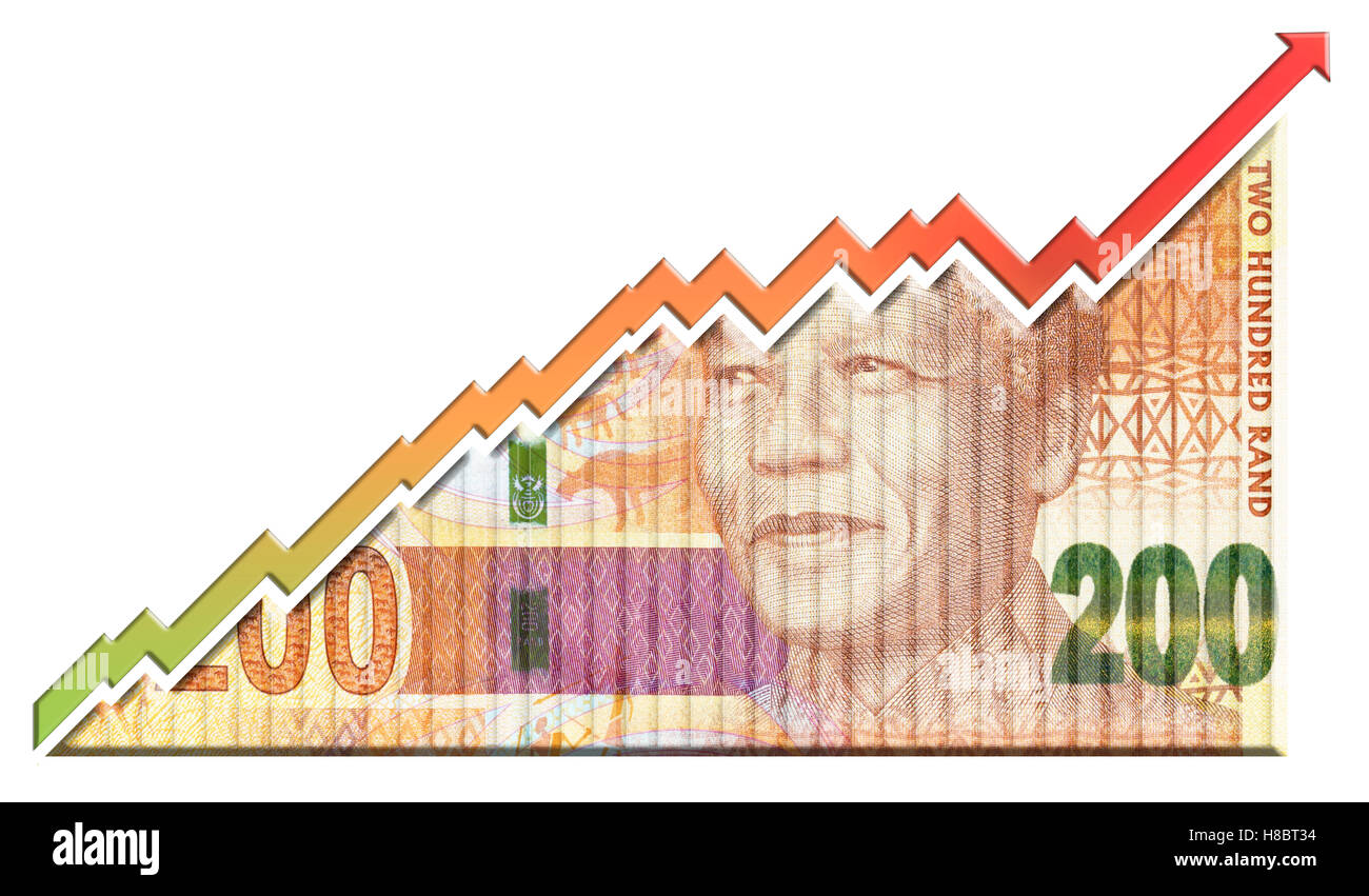 A money bill looking like a growth graph with an upwardspointing arrow ...