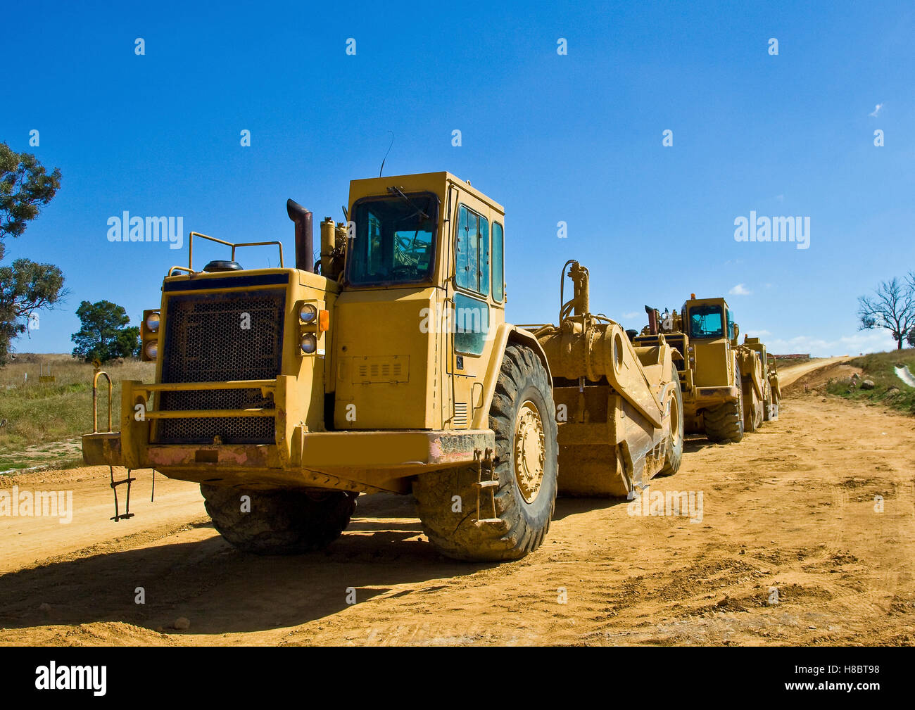 Two road scrapers hi-res stock photography and images - Alamy