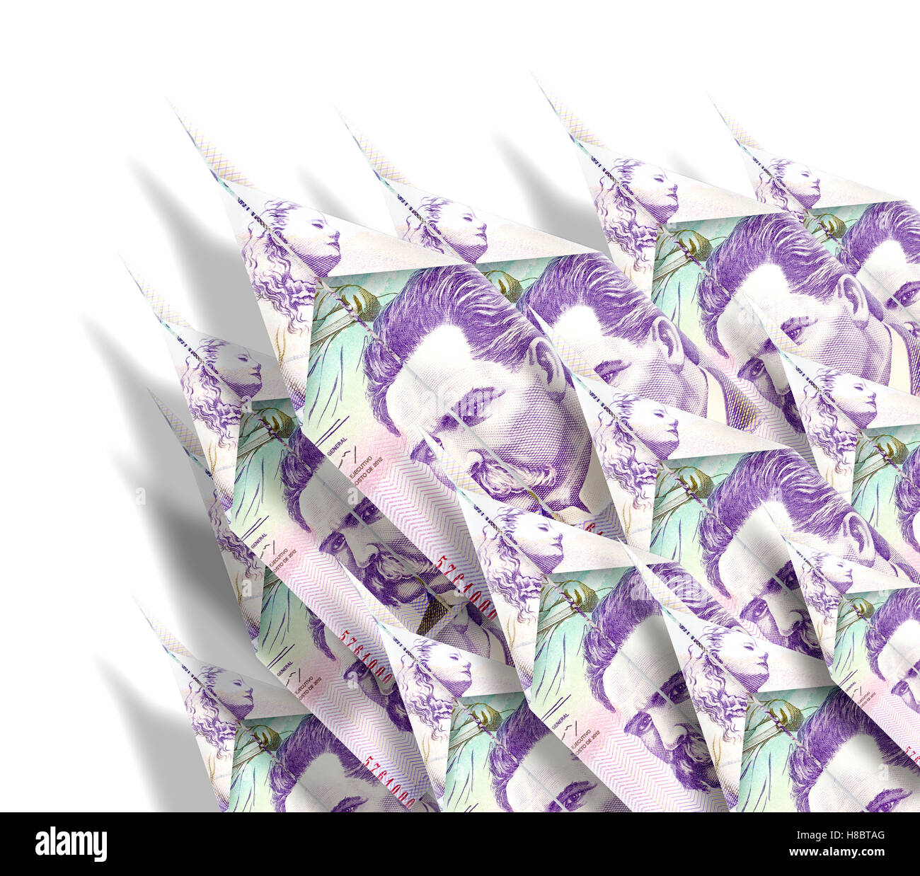 Paper airplane made out money hi-res stock photography and images - Alamy