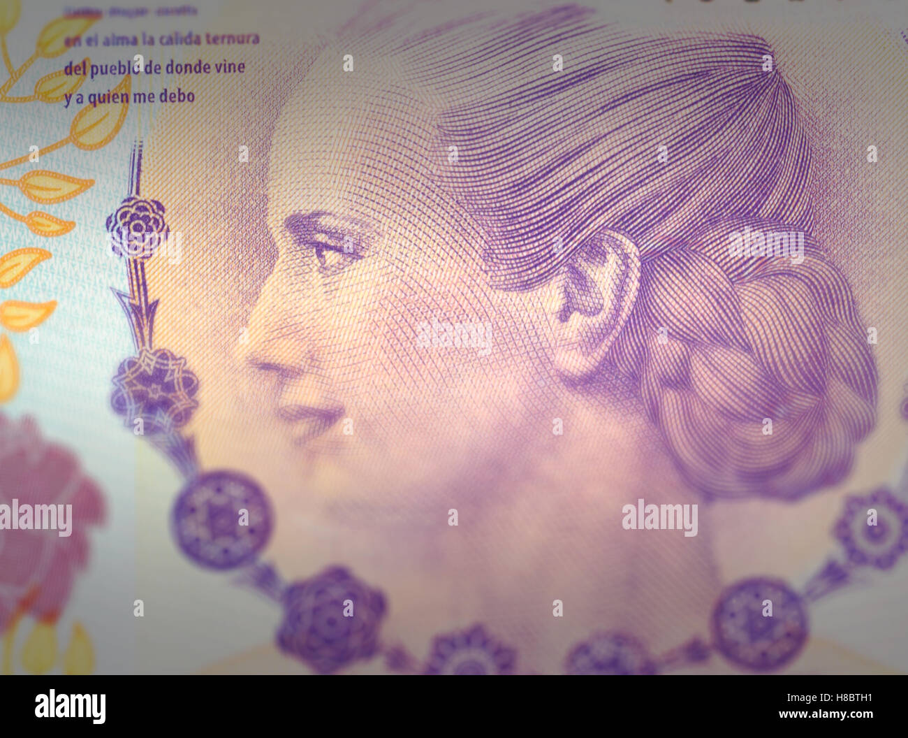 A bank note shot from an angle resulting in a nice blur Stock Photo - Alamy