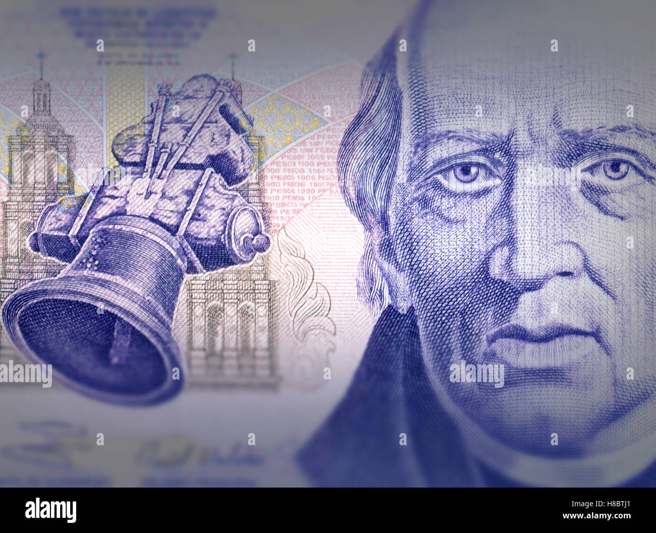 A bank note shot from an angle resulting in a nice blur Stock Photo - Alamy