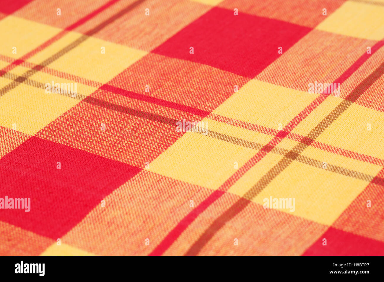 Striped tablecloth texture as a background, closeup picture Stock Photo ...