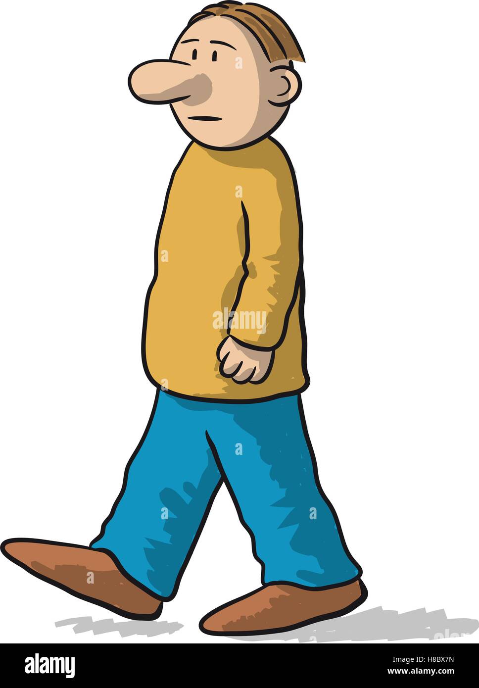 character that walks Stock Vector Image & Art - Alamy