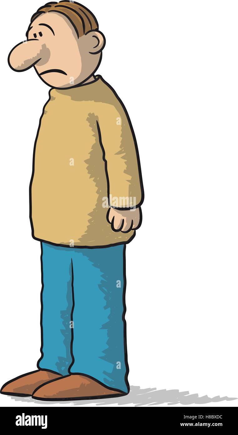 character sad and depressed Stock Vector Image & Art - Alamy