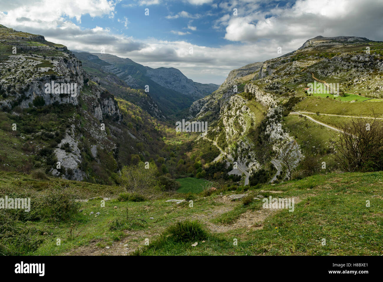 Ason river. Arredondo, Cantabria, Spain, Europe Stock Photo - Alamy