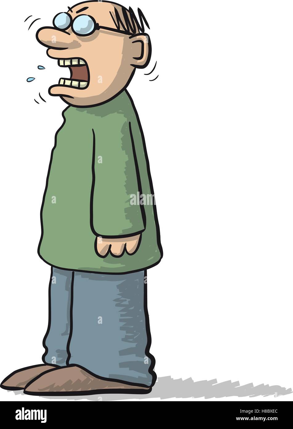 Shout scream Stock Vector Images - Alamy