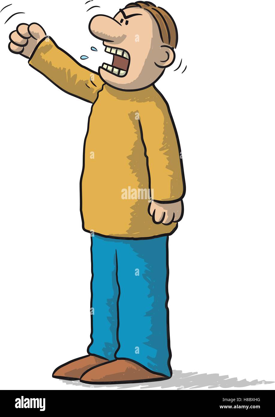 character very angry Stock Vector Image & Art - Alamy