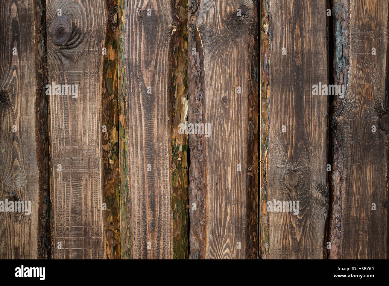 wooden brown pine boards background texture Stock Photo - Alamy