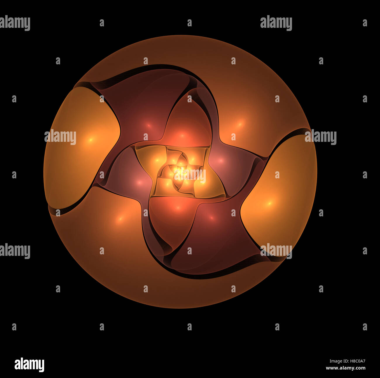 Fractal sphere hi-res stock photography and images - Alamy
