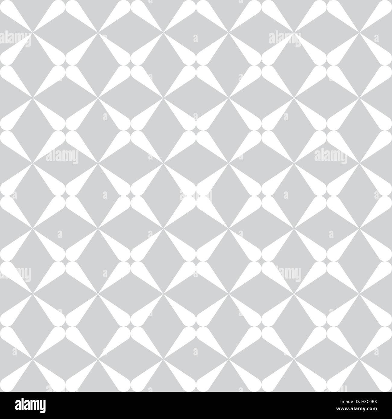 Monochrome seamless pattern with repeated crosses, diamonds and ...