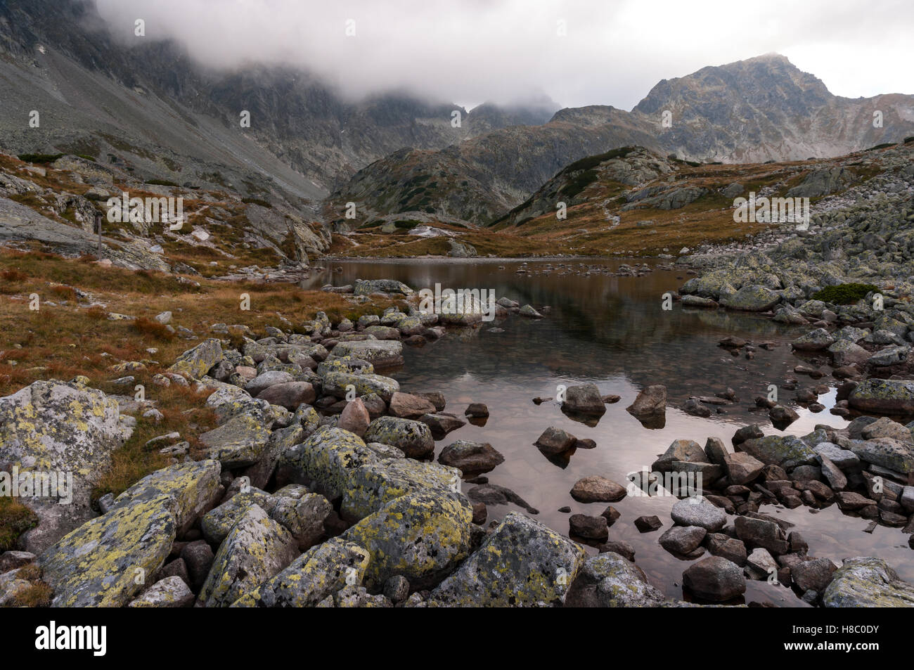 Beautiful scenery of High Tatra mountains. Slovakia Stock Photo - Alamy