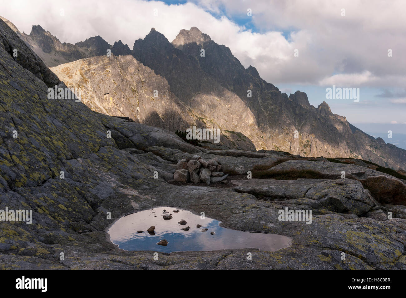 Beautiful scenery of High Tatra mountains. Slovakia Stock Photo - Alamy