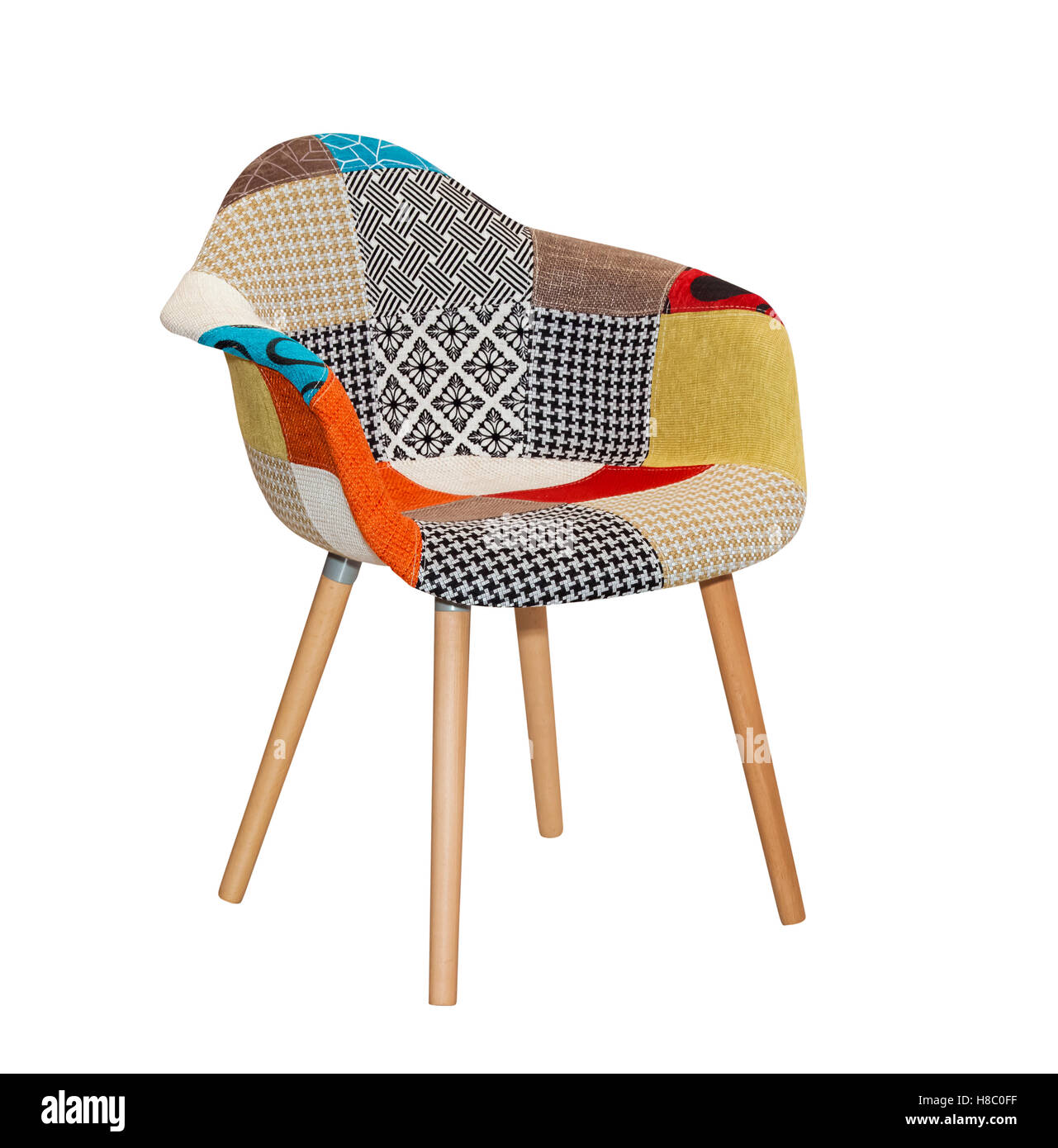 Modern textile chair Stock Photo - Alamy
